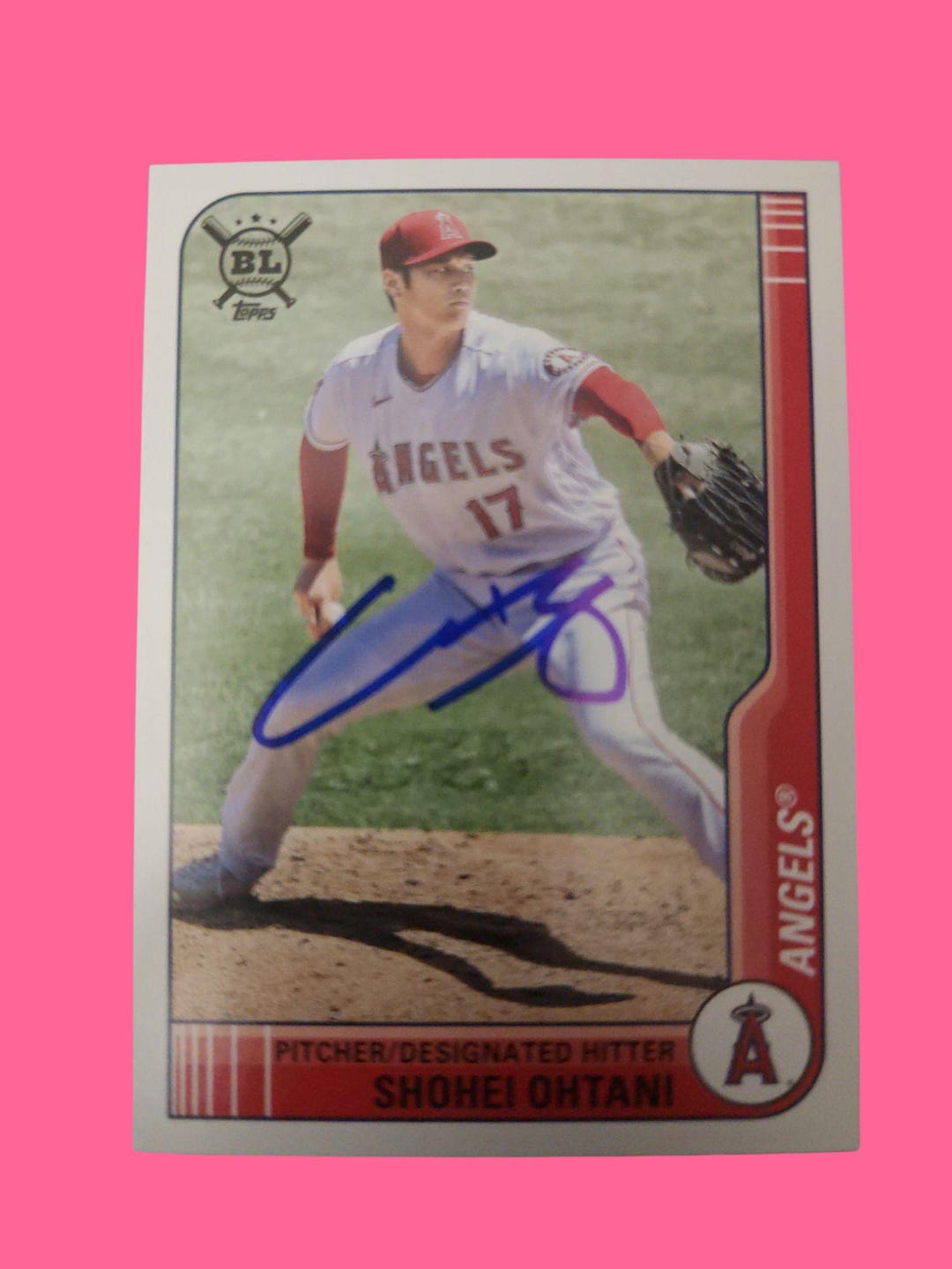 Shohei Ohtani. Autographed Card - Etsy