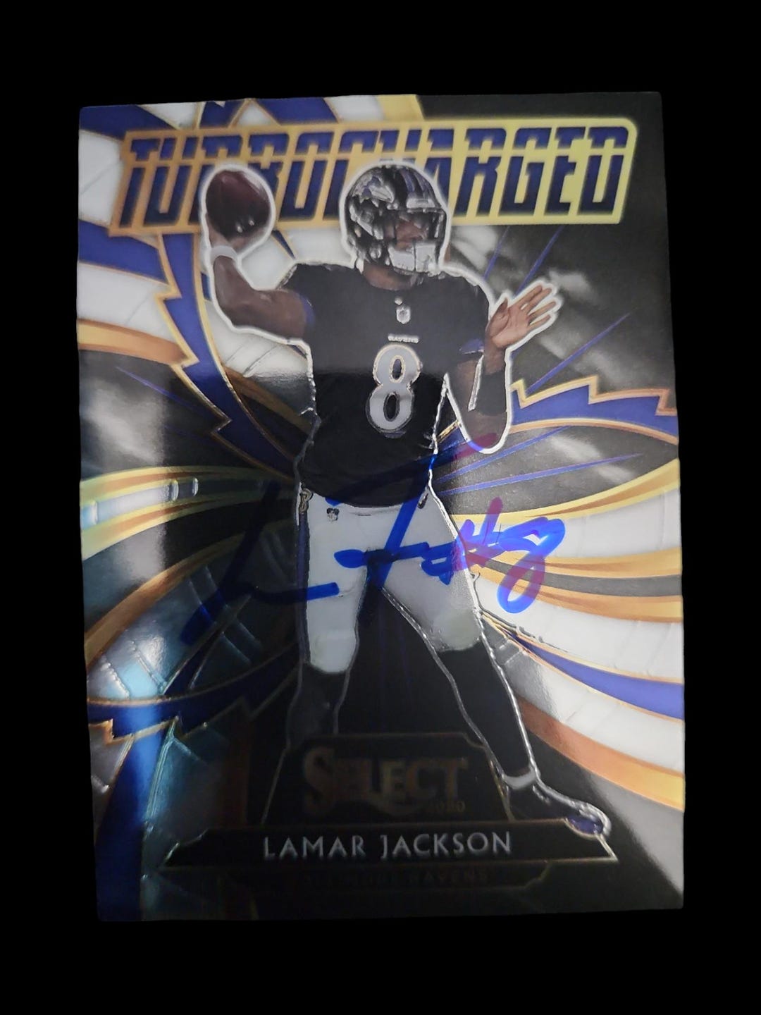 Lamar Jackson Autographed Card - Etsy
