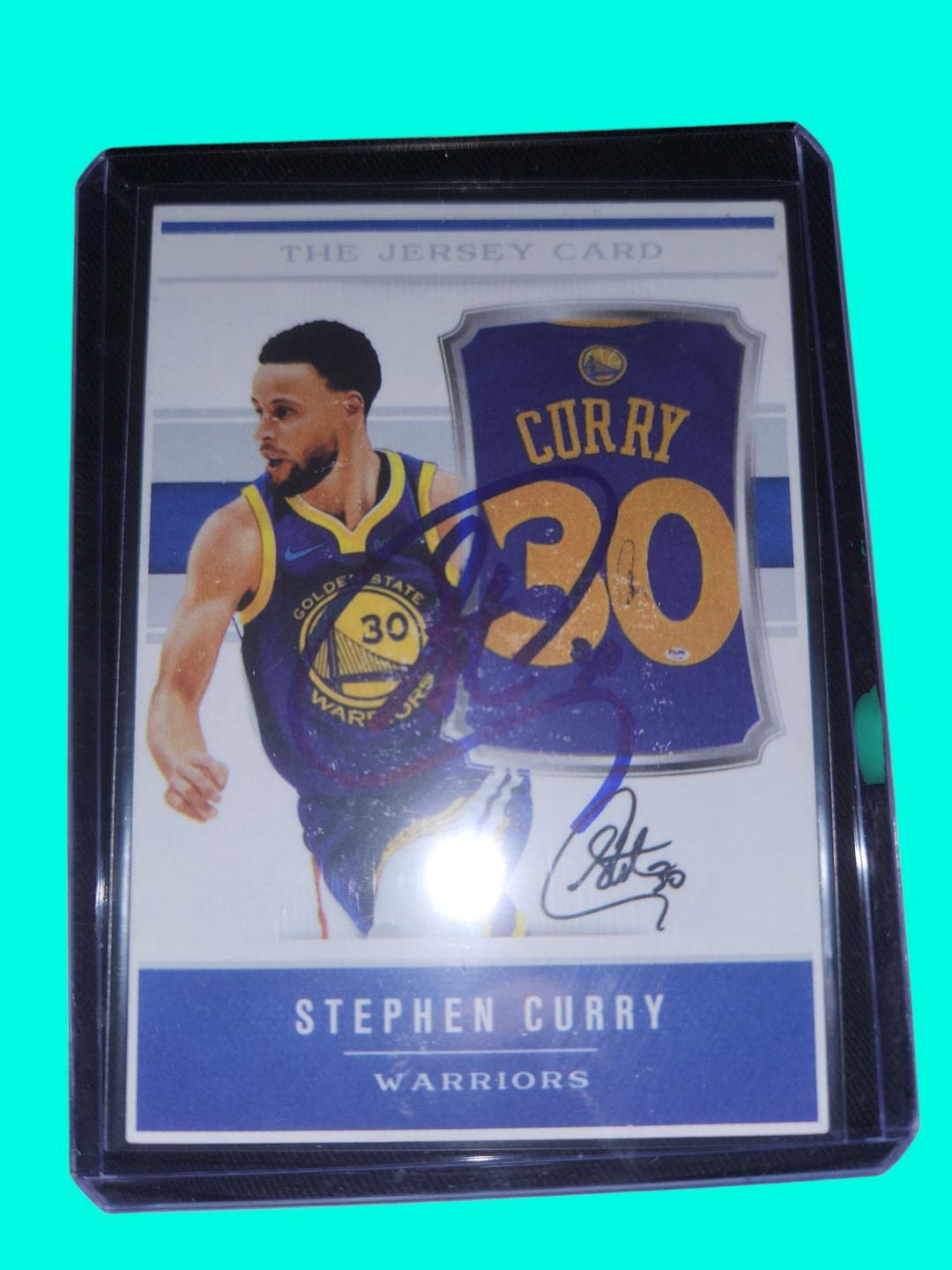 Stephen Curry Autographed Card - Etsy