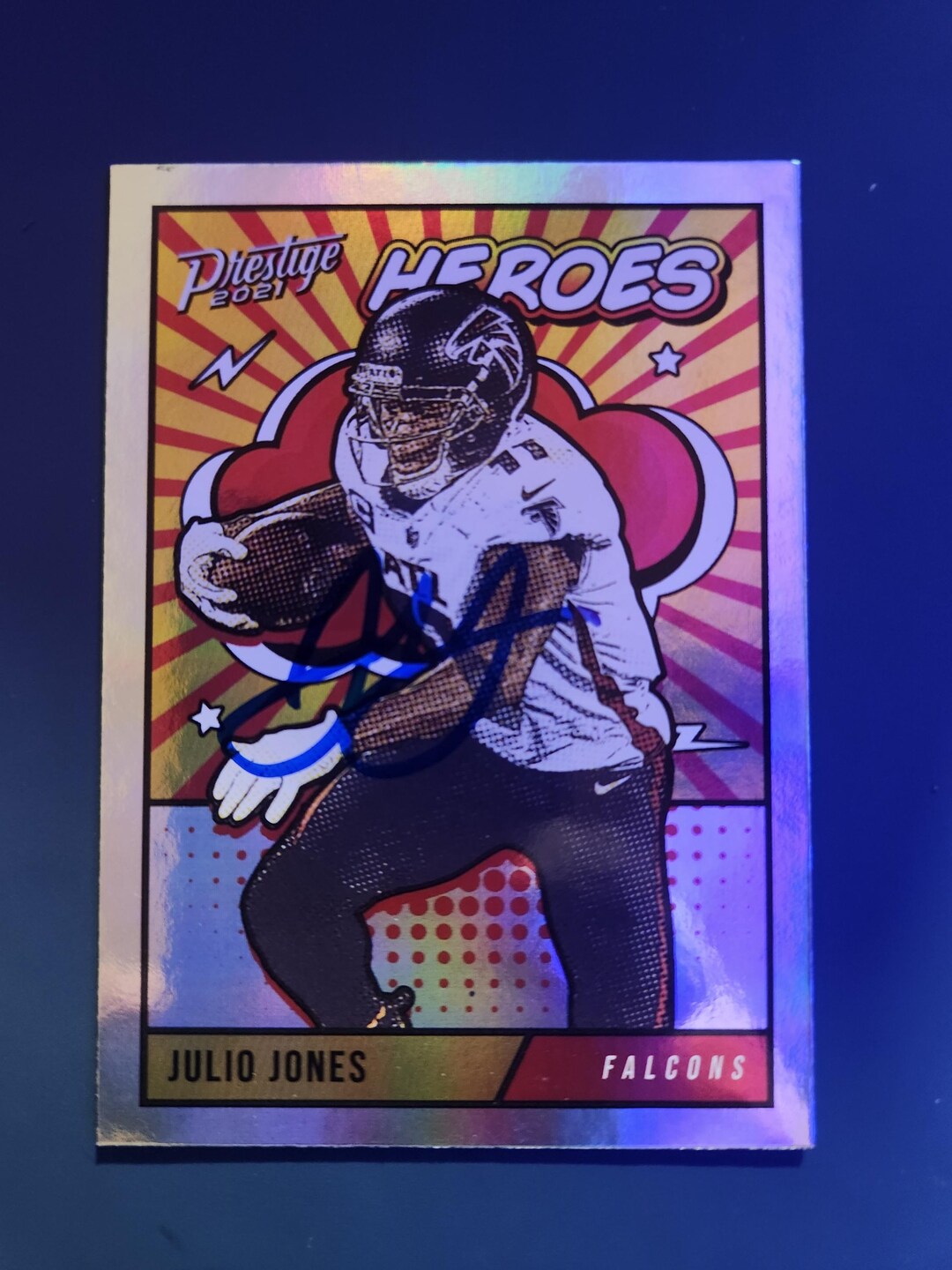 Julio Jones Autographed Card - Etsy
