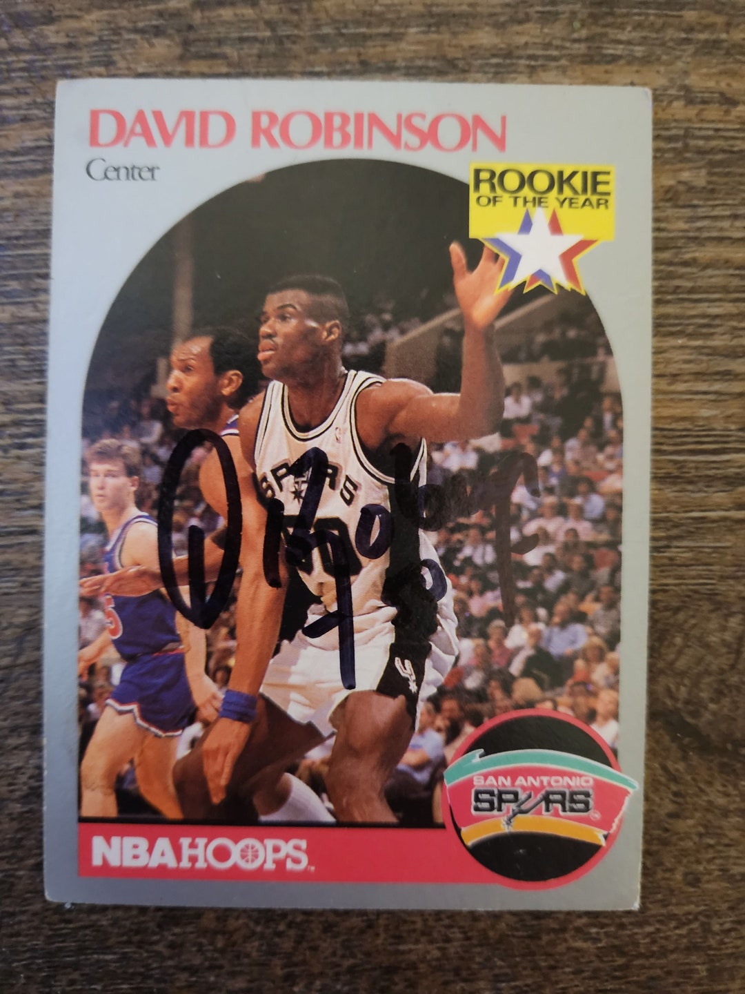David Robinson Autographed Card - Etsy