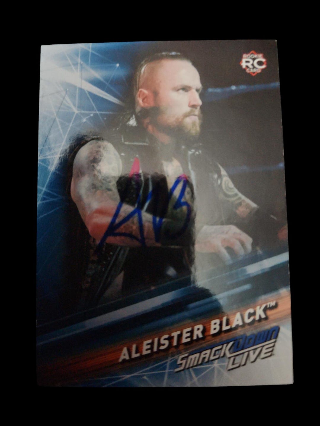 Aleister Black Autographed Card - Etsy