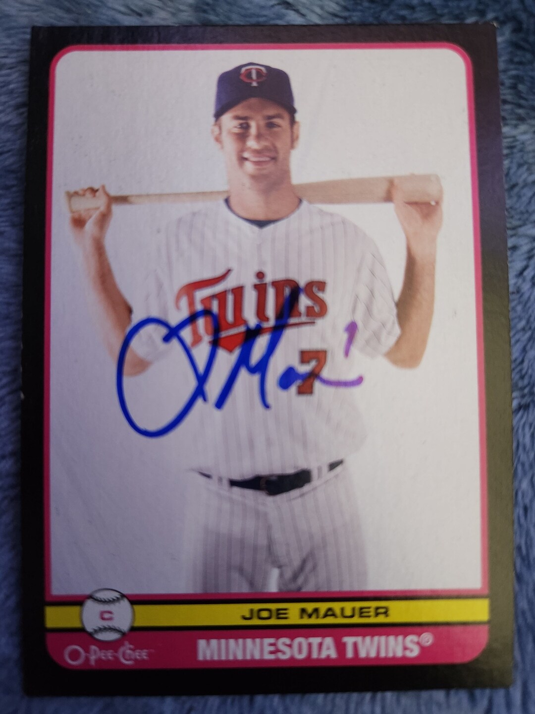 Joe Mauer Autographed Card - Etsy