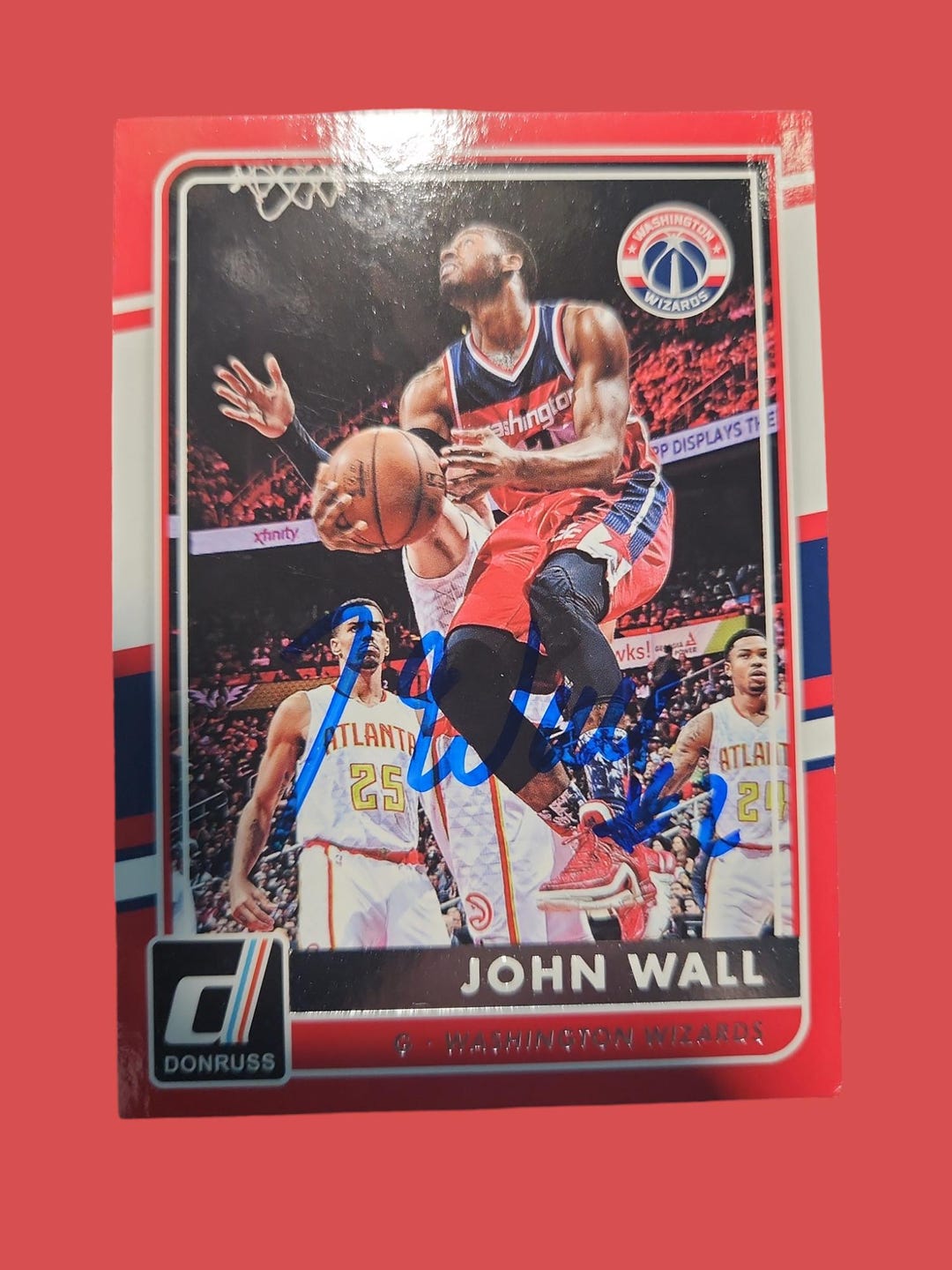 John Wall Autographed Card. - Etsy