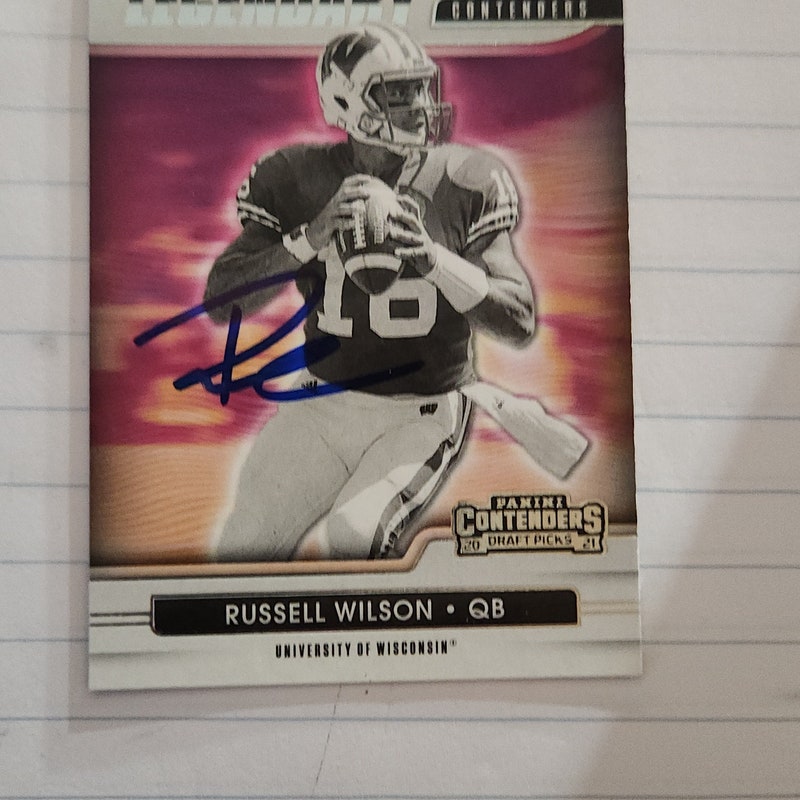 Russell Wilson Autograph - Etsy