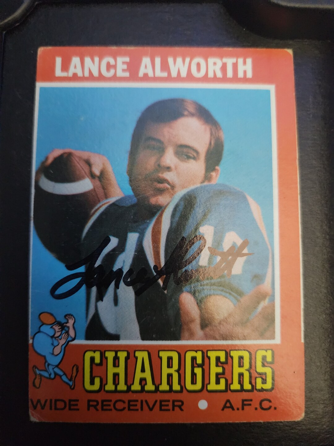 Lance Alworth Little Ruff Autographed Card - Etsy