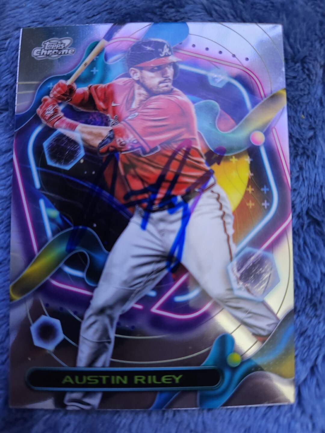 Austin Riley Autographed Card Nice - Etsy