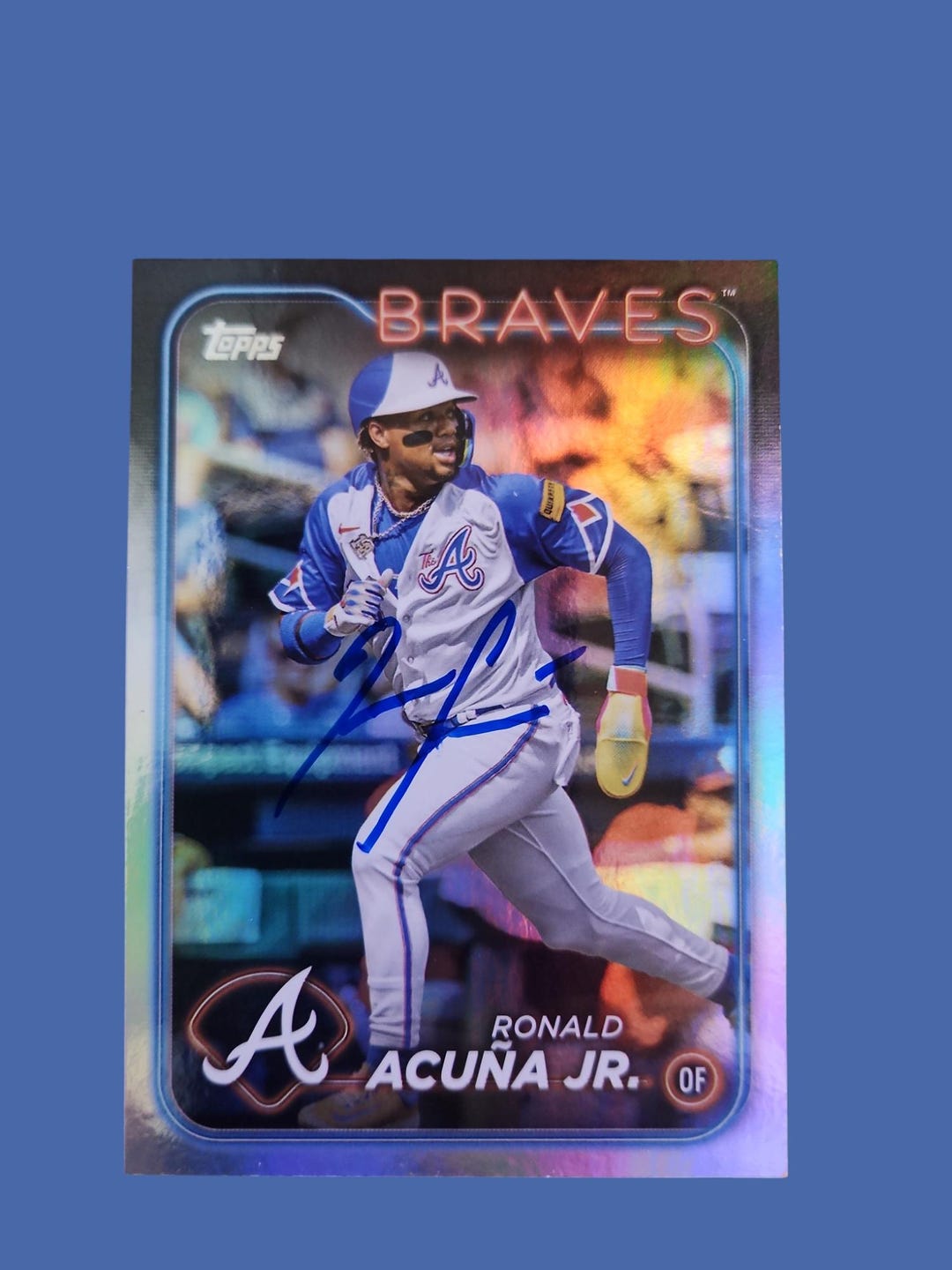 Ronald Acuna Jr Autographed Card - Etsy