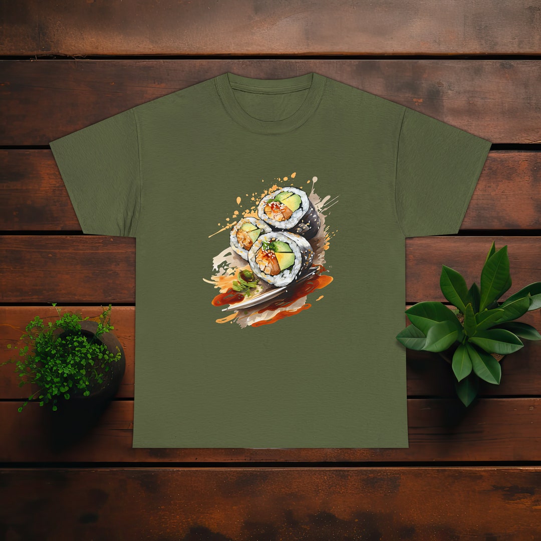 The Maki Masterpiece Tee by Echo|muse | Sushi Unisex T-shirt | Sushi ...