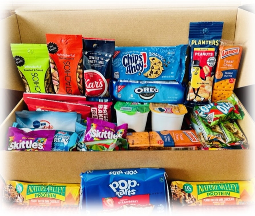 50-count Snack Box! Snacktime Snackbox - FREE SHIPPING - Etsy