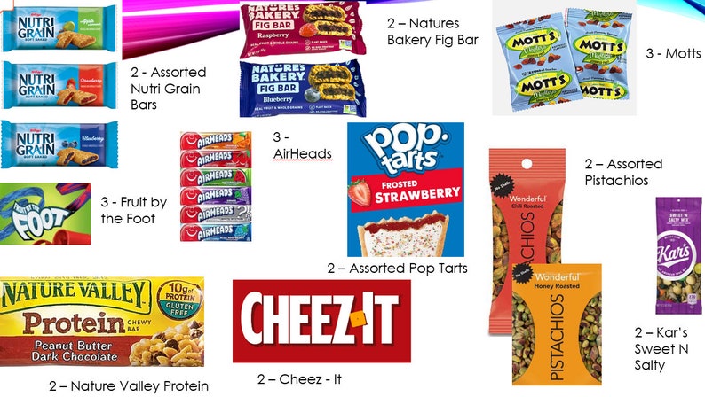 50-count Snack Box! Snacktime Snackbox - FREE SHIPPING - Etsy