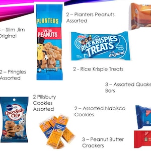 50-count Snack Box! Snacktime Snackbox - FREE SHIPPING - Etsy