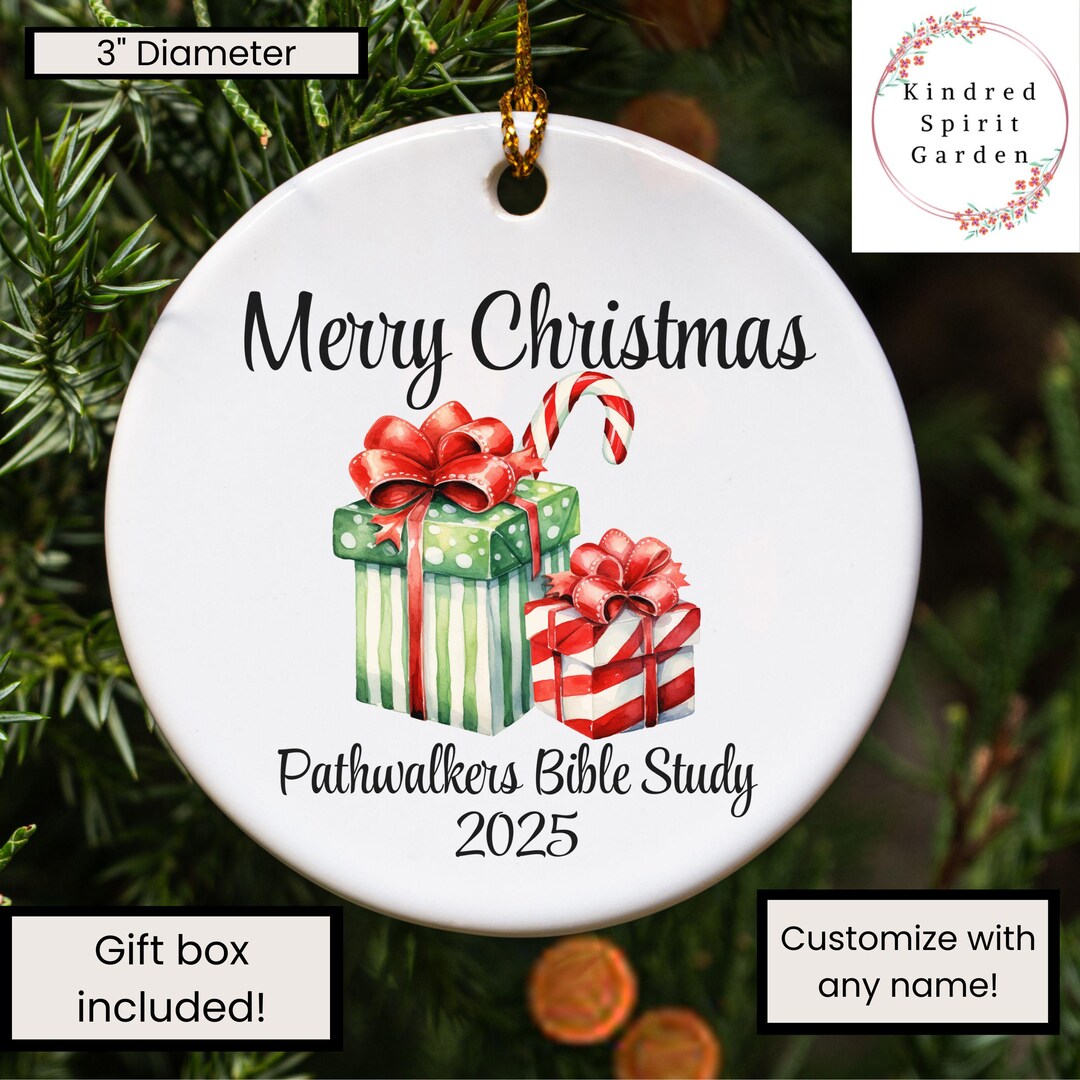 Bible Study Christmas Ornament, Bible Study Gift, Bible Teacher Gift ...