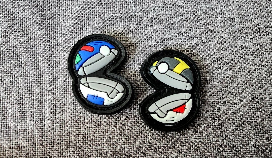 POKEMON POKEBALL V2 PLUSHIE 2-pcs Velcro Patch Set Rubber - Etsy