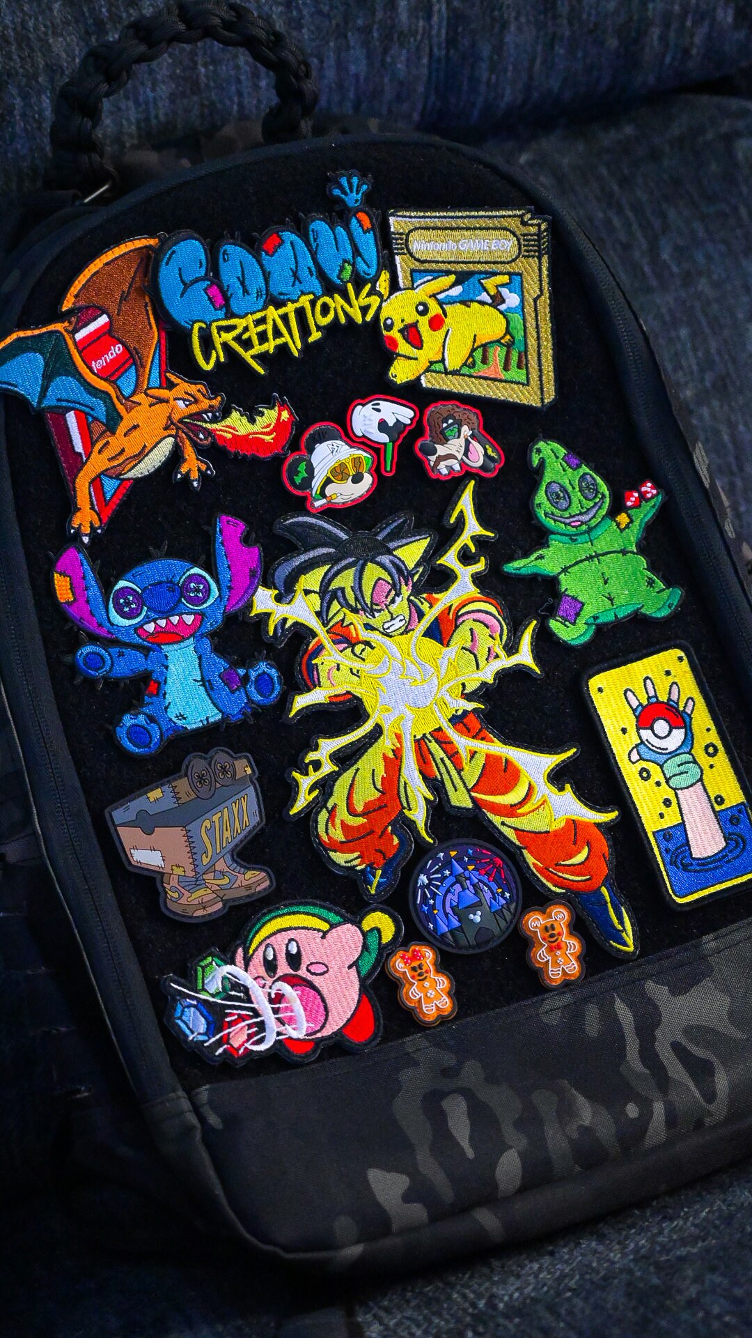 POKEMON POKEBALL V1 PLUSHIE 2-pcs Velcro Patch Set Rubber Ranger Eyes ...