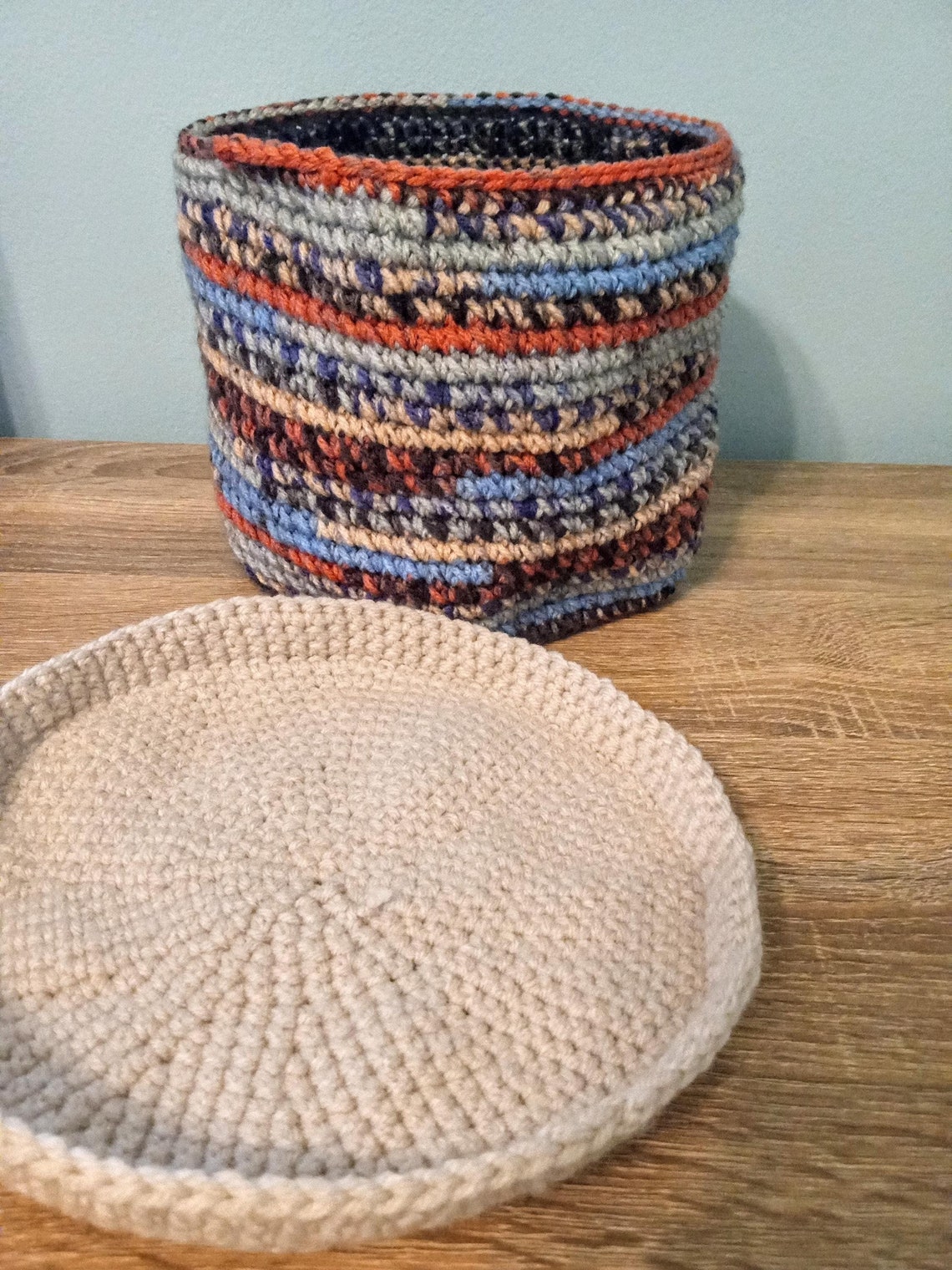 Crochet Pattern - Sturdy Basket With Lid PDF Download - Etsy