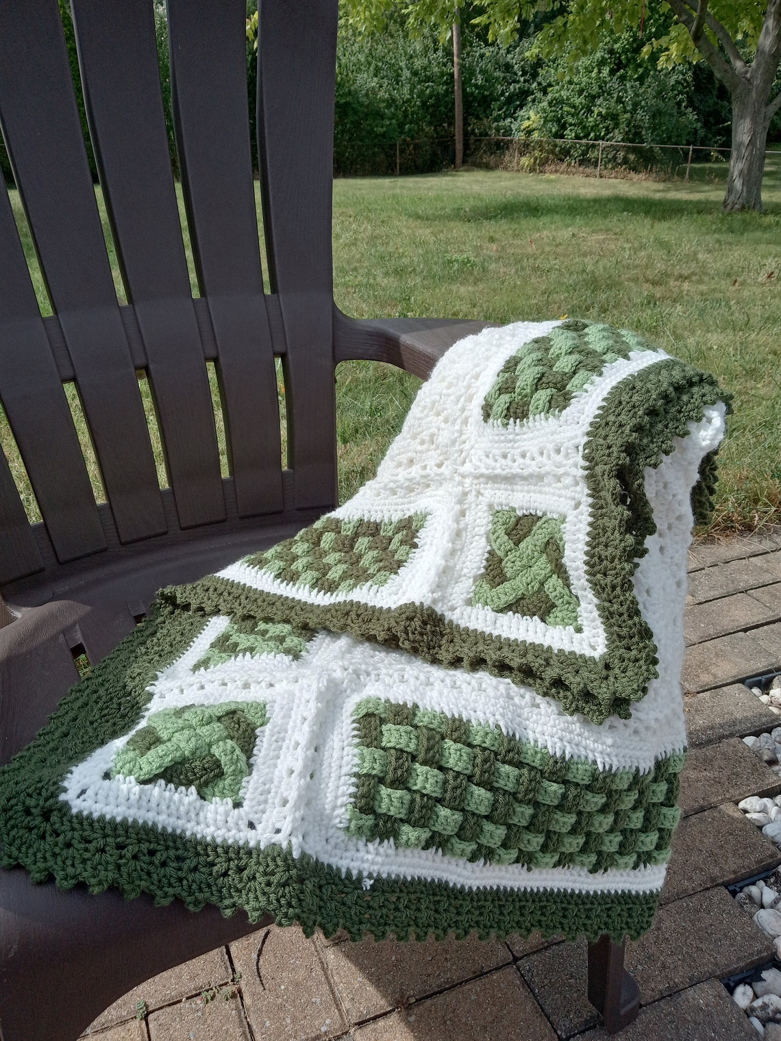 Crochet Pattern - Irish Lap Throw PDF Download - Etsy