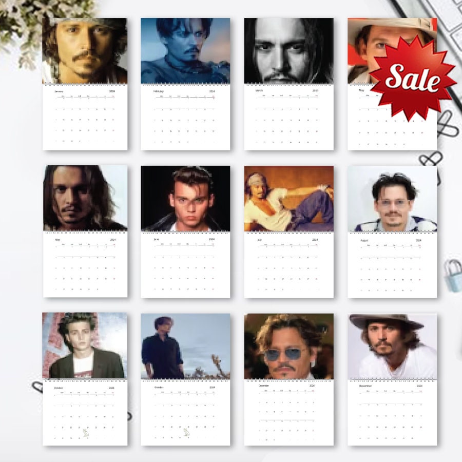 Calendario da parete Johnny 2024, Calendario da parete 2024 venduto da Abrupt Alis | SKU 6931384 ...