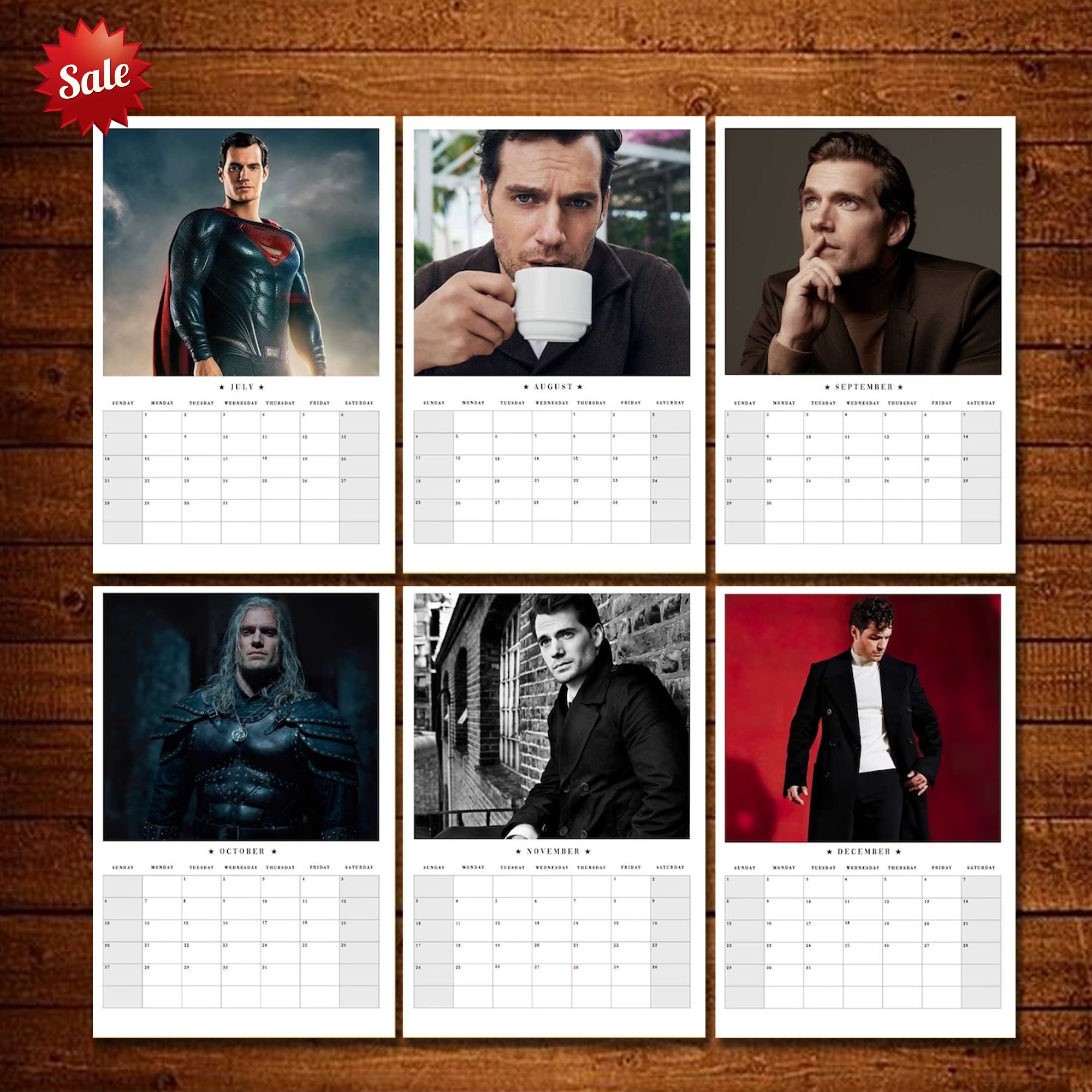 Calendario da parete 2024 Henry Cavill, Calendario 2024 venduto da Abrupt Alis | SKU 6931398 ...