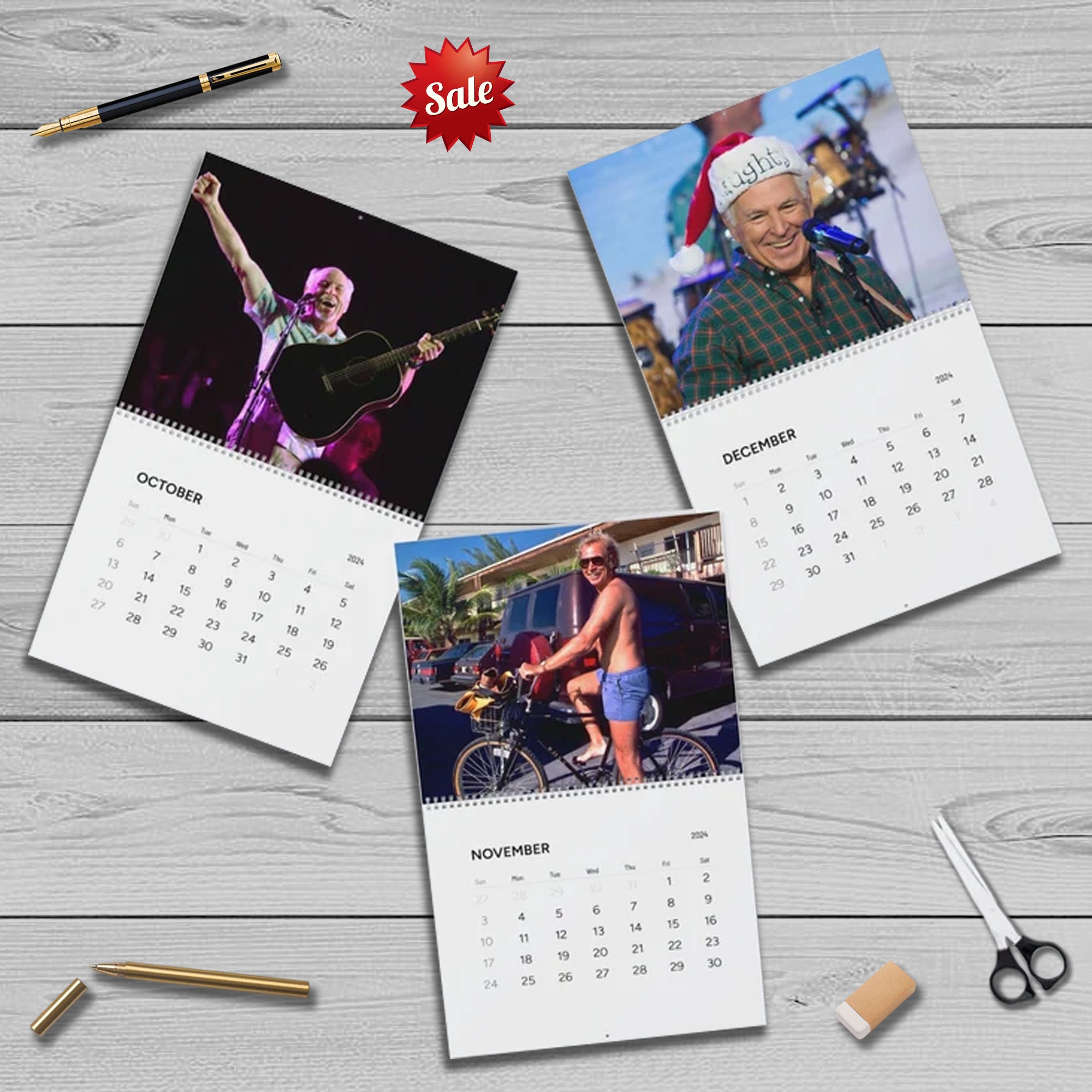 Jimmy Buffett 2024 Wall Calendar, Parrothead Margaritaville Country ...