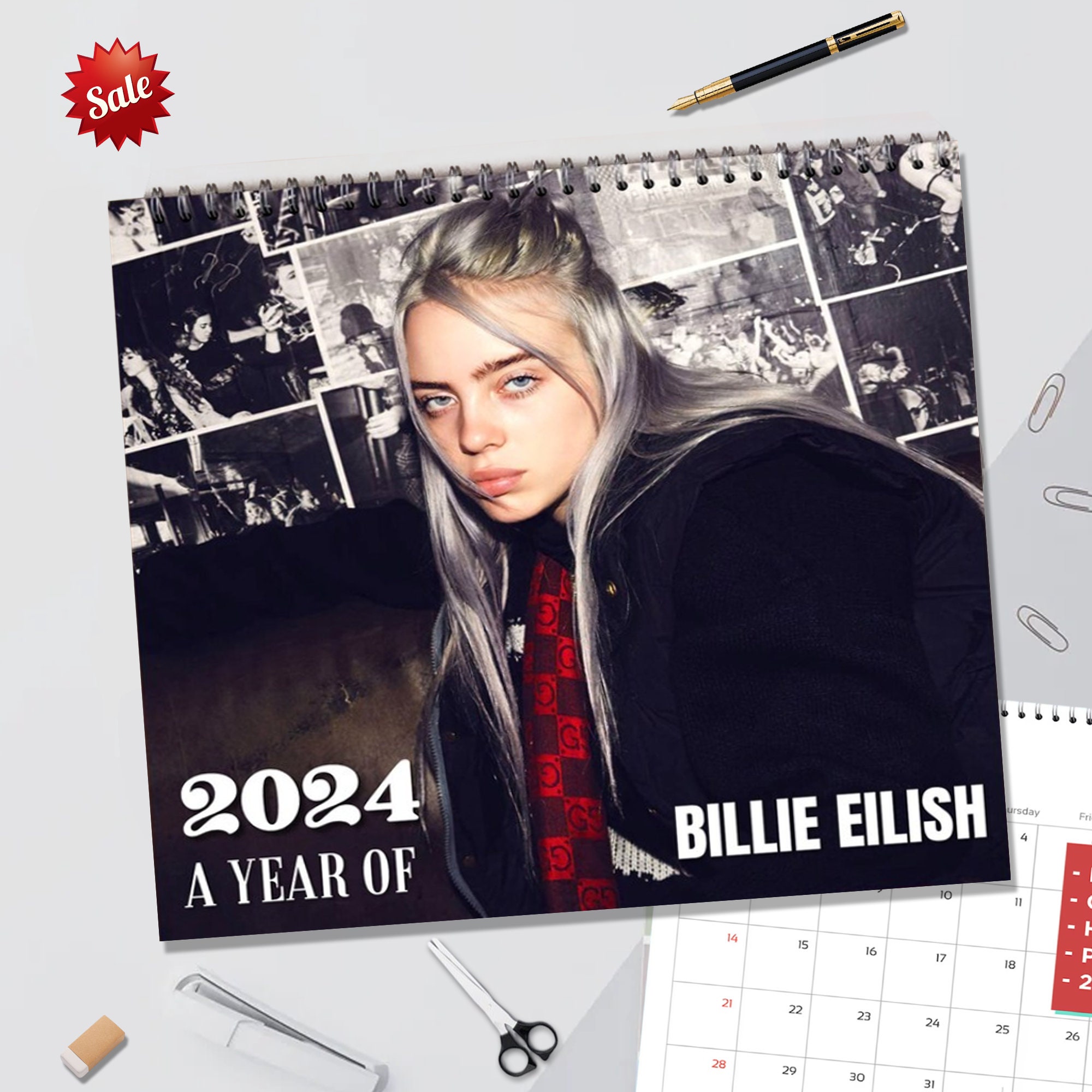 Billi 2024 Wall Calendar, Billi Desk Calendar 2024 , Celebrity Calendar ...