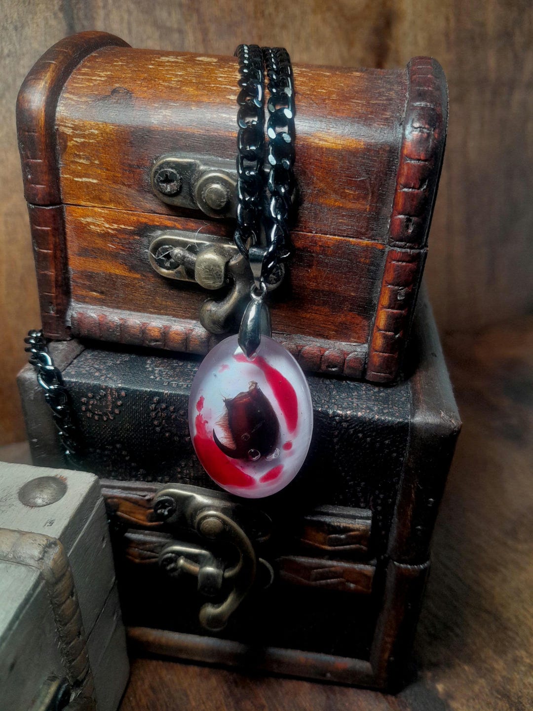 Lucky Tarantula Fang Necklace. GOTH Necklace VAMPIRE NECKLACE. - Etsy