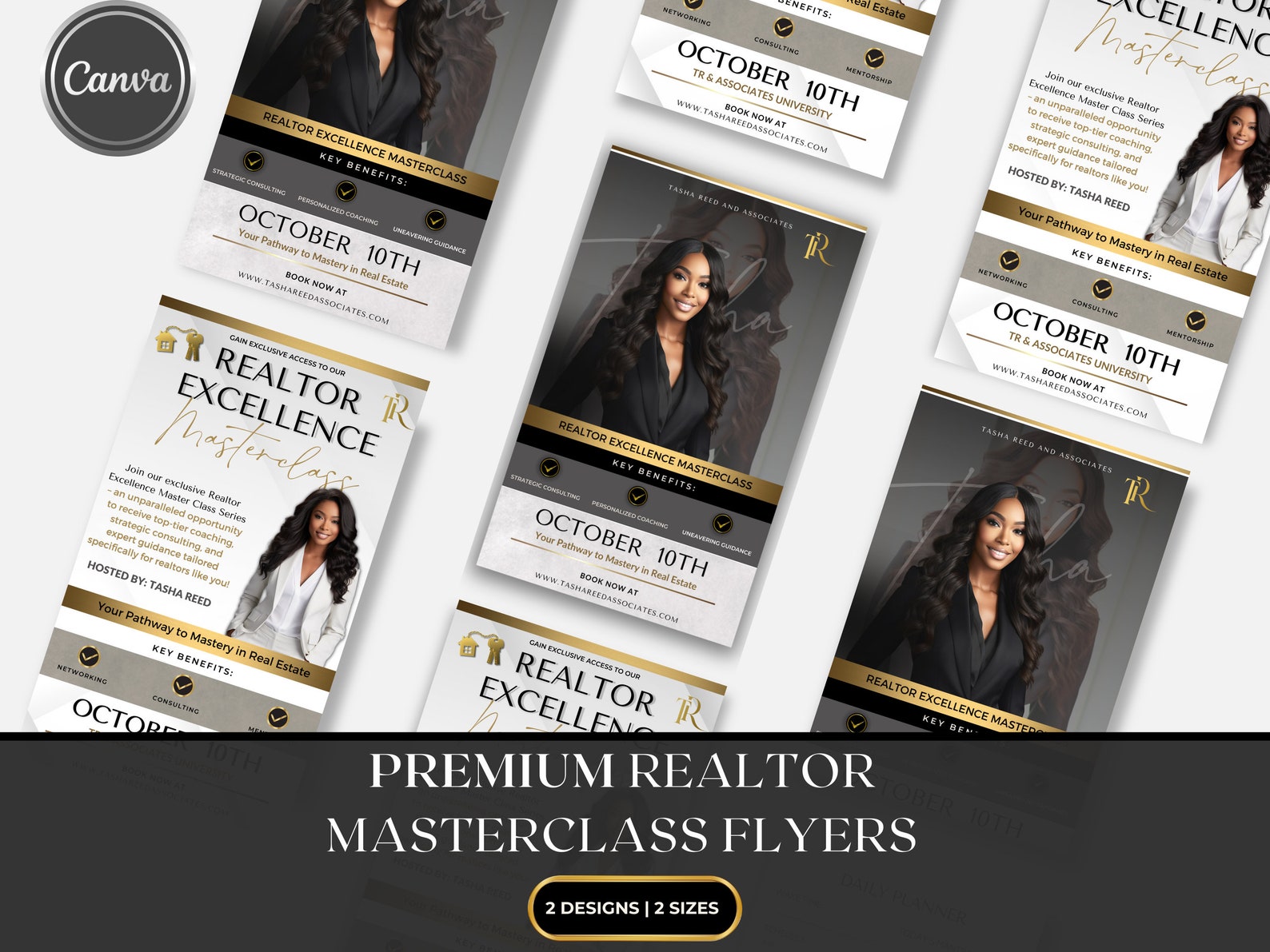 Realtor Masterclass Flyers Real Estate for Instagram Edit in Canva - Etsy