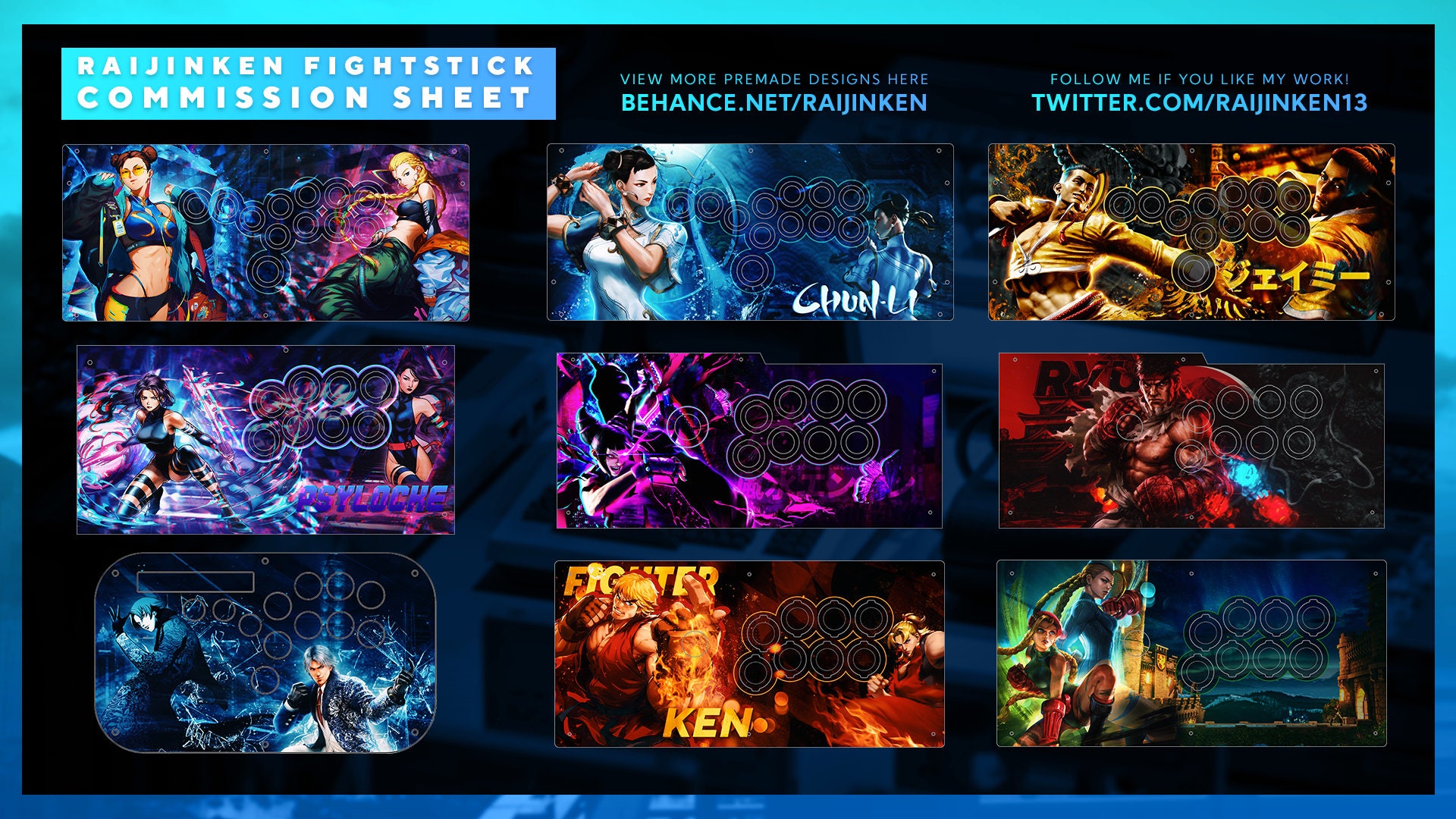 Custom-made Fightstick Designs - Etsy