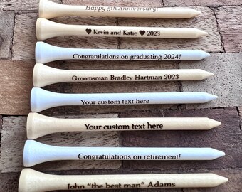100 Personalized Golf Tee Gift Set Great Holiday / Christmas Gift - Etsy