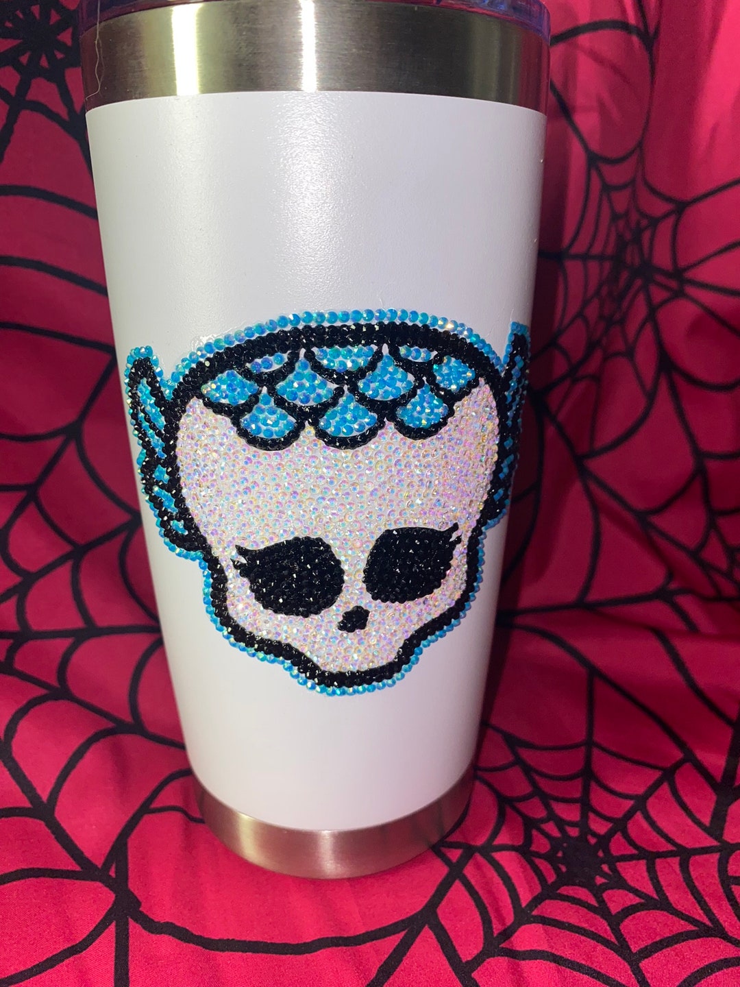 MH Lagoona Blue Skullette Tumbler - Etsy