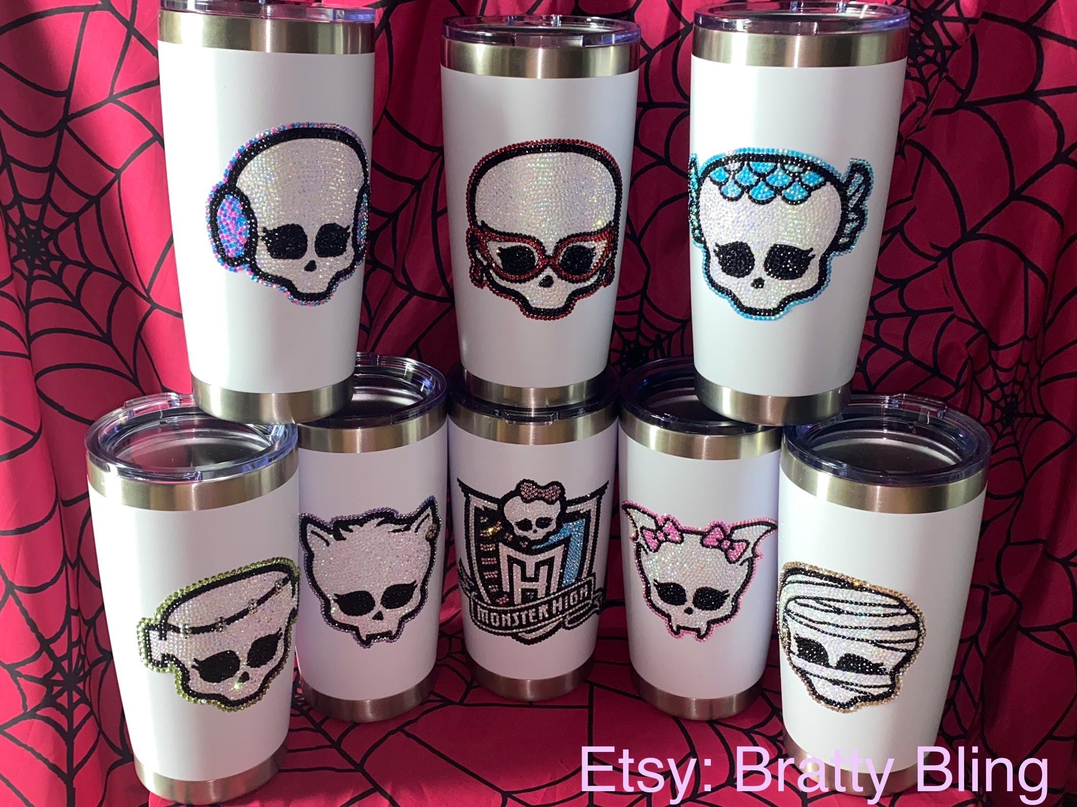 MH Dracula 20oz Skullette Tumblr - Etsy