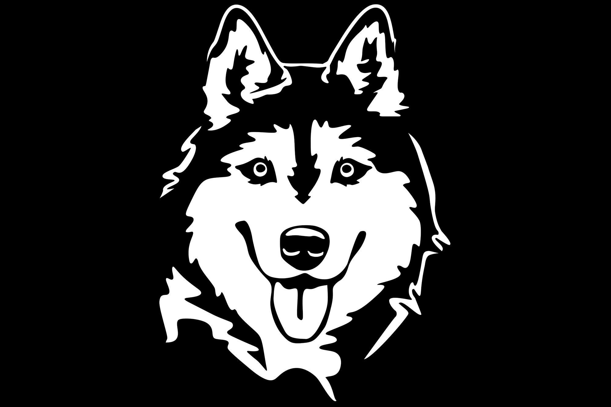 SIBERIAN HUSKY Decal Car Sticker Sticker Husky Head BE3312 - Etsy