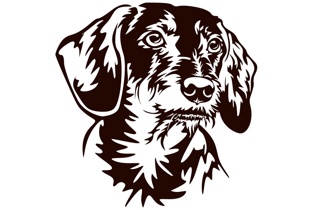 DACKEL Teckel Wire-haired Dachshund - Sticker - Purebred Dog Sticker ...