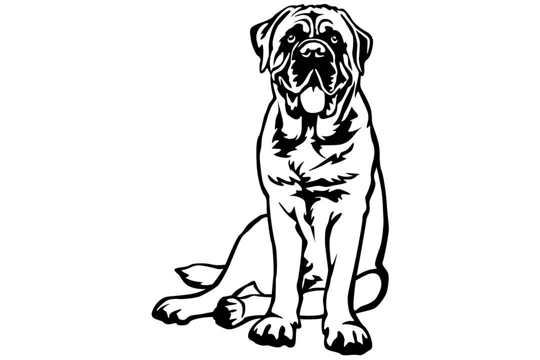 ENGLISH MASTIFF English Mastiff Sticker Car Sticker Sticker 4815 - Etsy