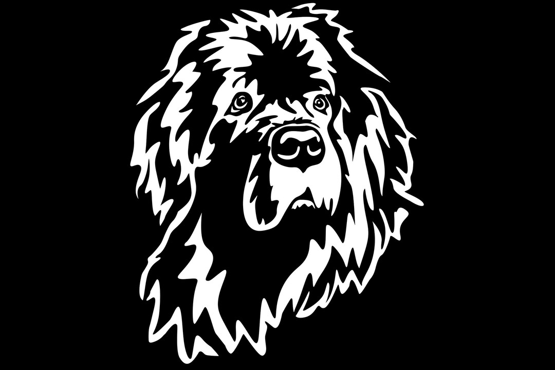 NEWFOUNDLAND Sticker Car Sticker Sticker Newfoundland Head BE3368 - Etsy