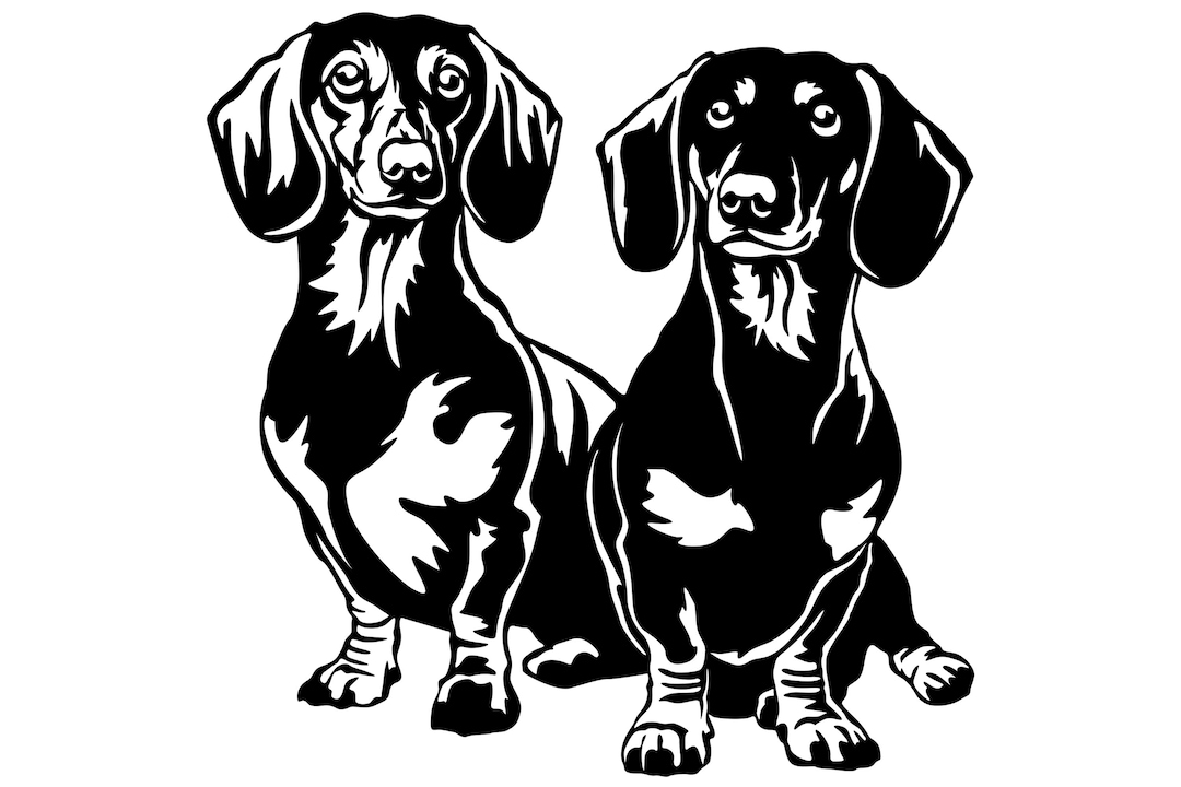 DACKEL Teckel Shorthaired Dachshund - Sticker - Purebred Dog Sticker ...