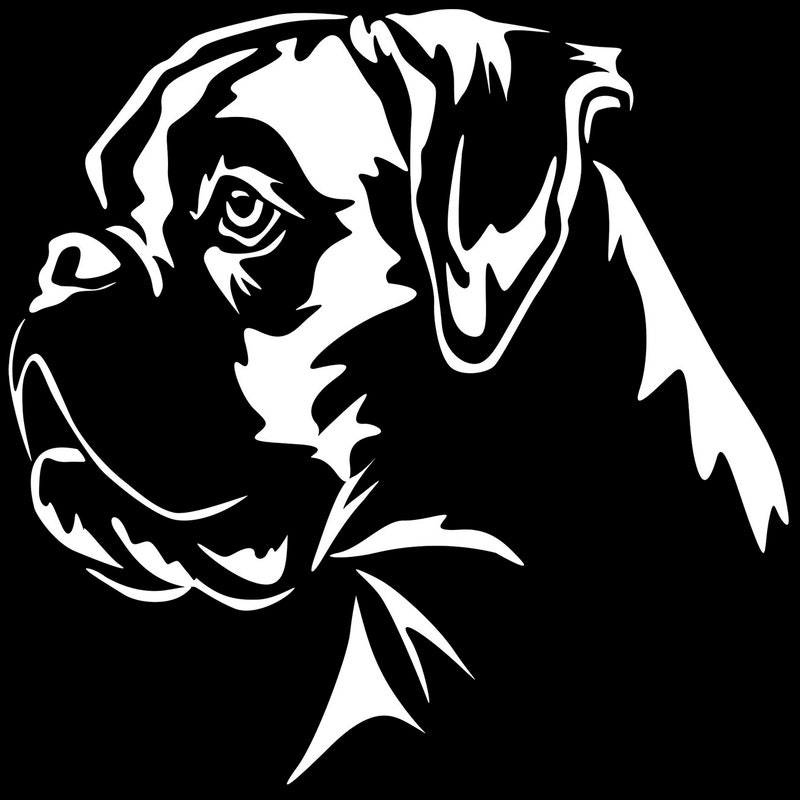 Boxer Sticker - Etsy