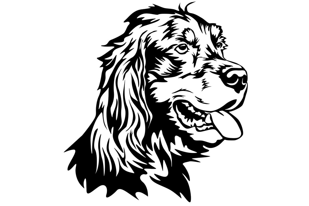 GORDON SETTER - Sticker - Purebred Dog Sticker - Car Sticker - Gordon ...