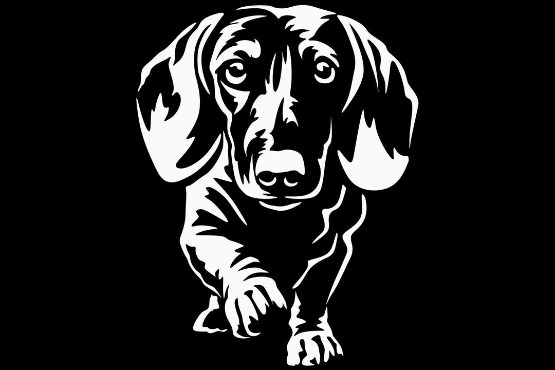DACKEL Teckel Shorthaired Dachshund Sticker - Purebred Dog Sticker ...