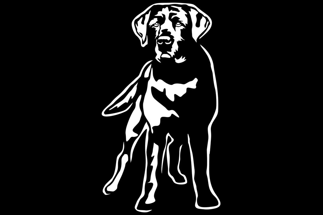 LABRADOR RETRIEVER Sticker - Car Sticker - Dog Breed Sticker - Purebred ...