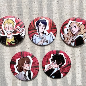 Persona 5 Button - Etsy