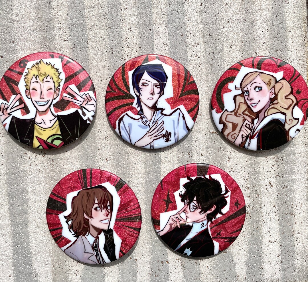 Persona 5 Button - Etsy