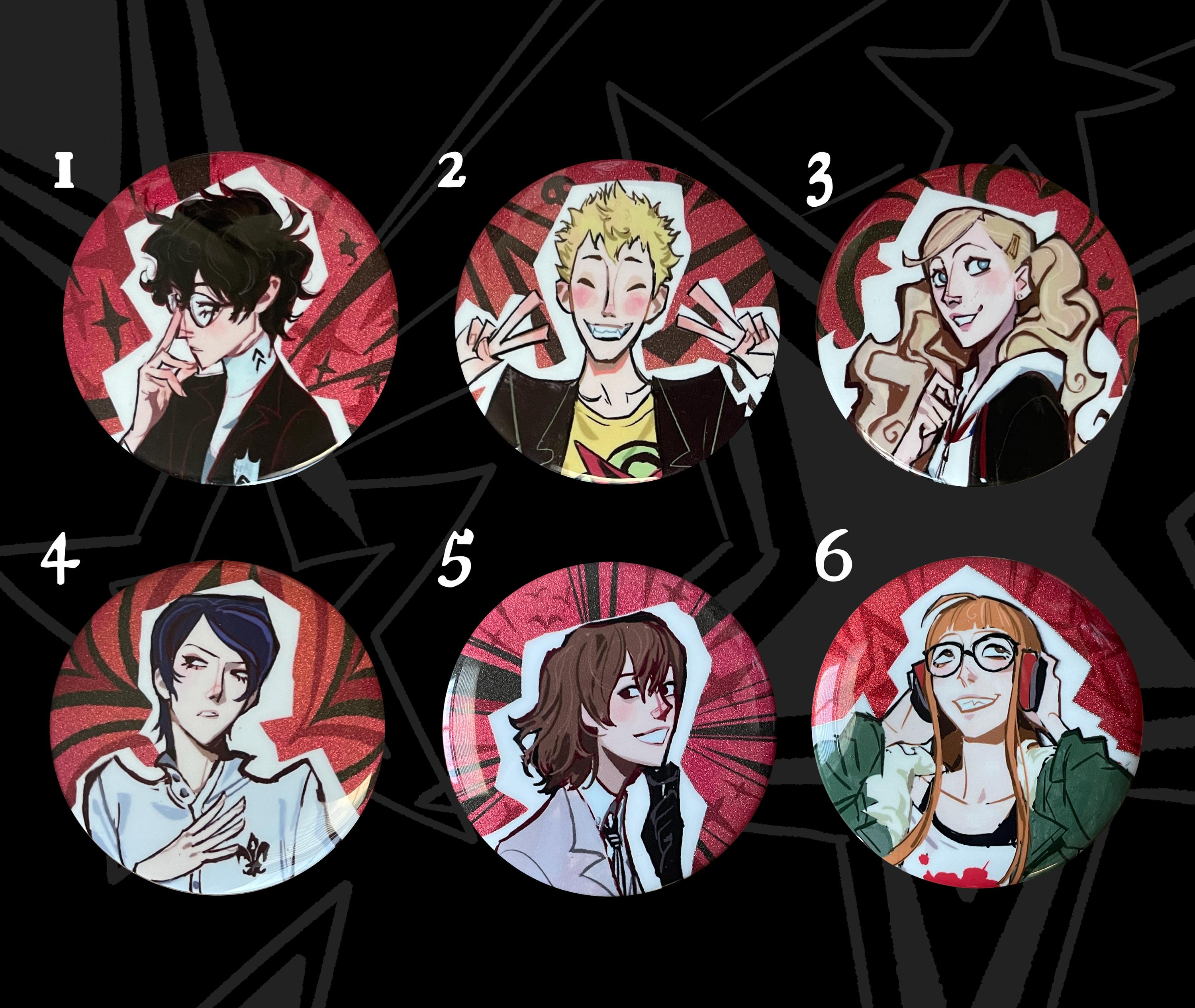 Persona 5 Button - Etsy