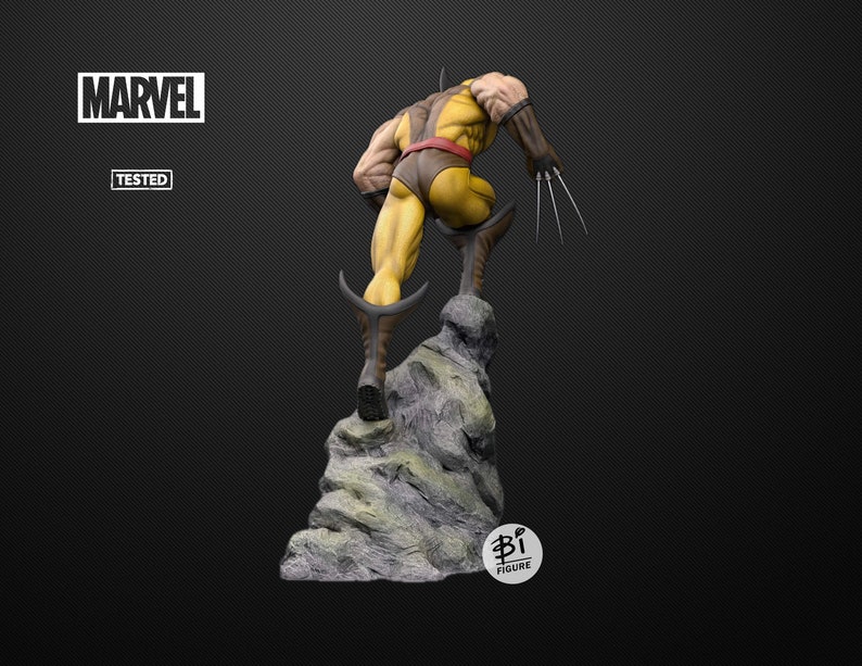 Wolverine X-man | Marvel, 3D Printed Figure STL File (digital) Movie ...