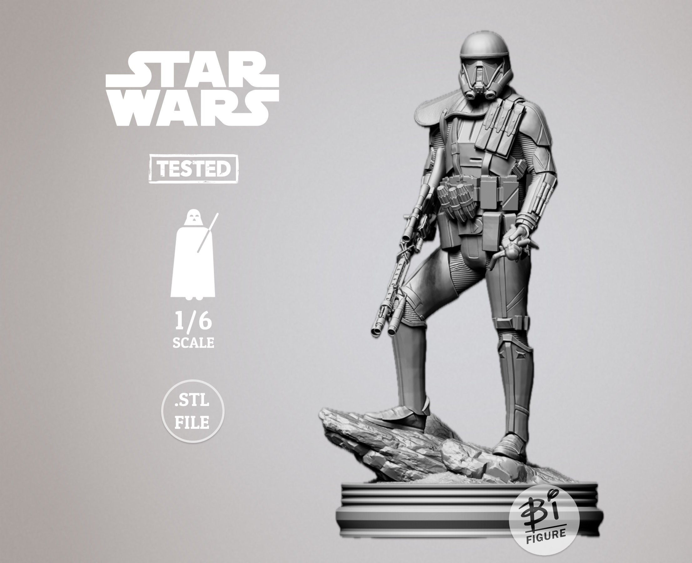 Death Trooper | Star Wars, 3D Printed Figure STL File (digital) Movie ...