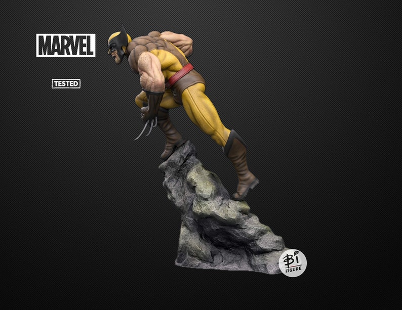 Wolverine X-man | Marvel, 3D Printed Figure STL File (digital) Movie ...