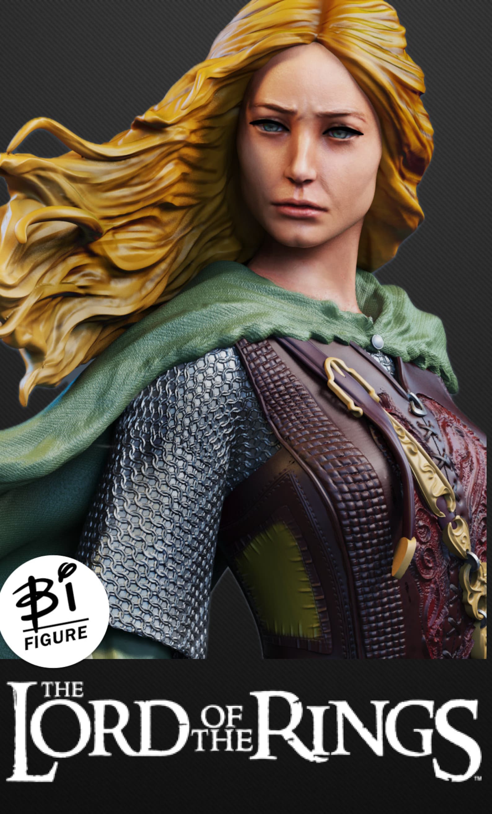 Eowyn - LOTR | Lord of the Rings, 3D Printed Figure STL File (digital ...