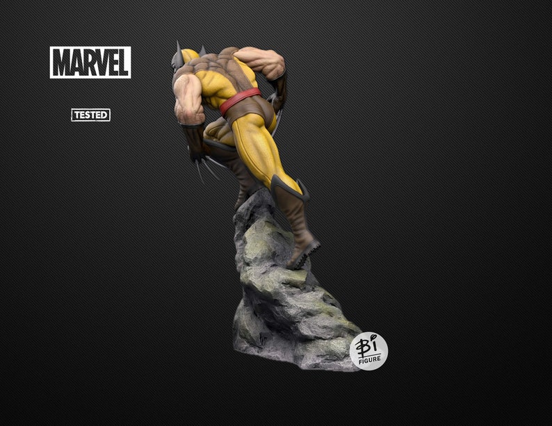 Wolverine X-man | Marvel, 3D Printed Figure STL File (digital) Movie ...