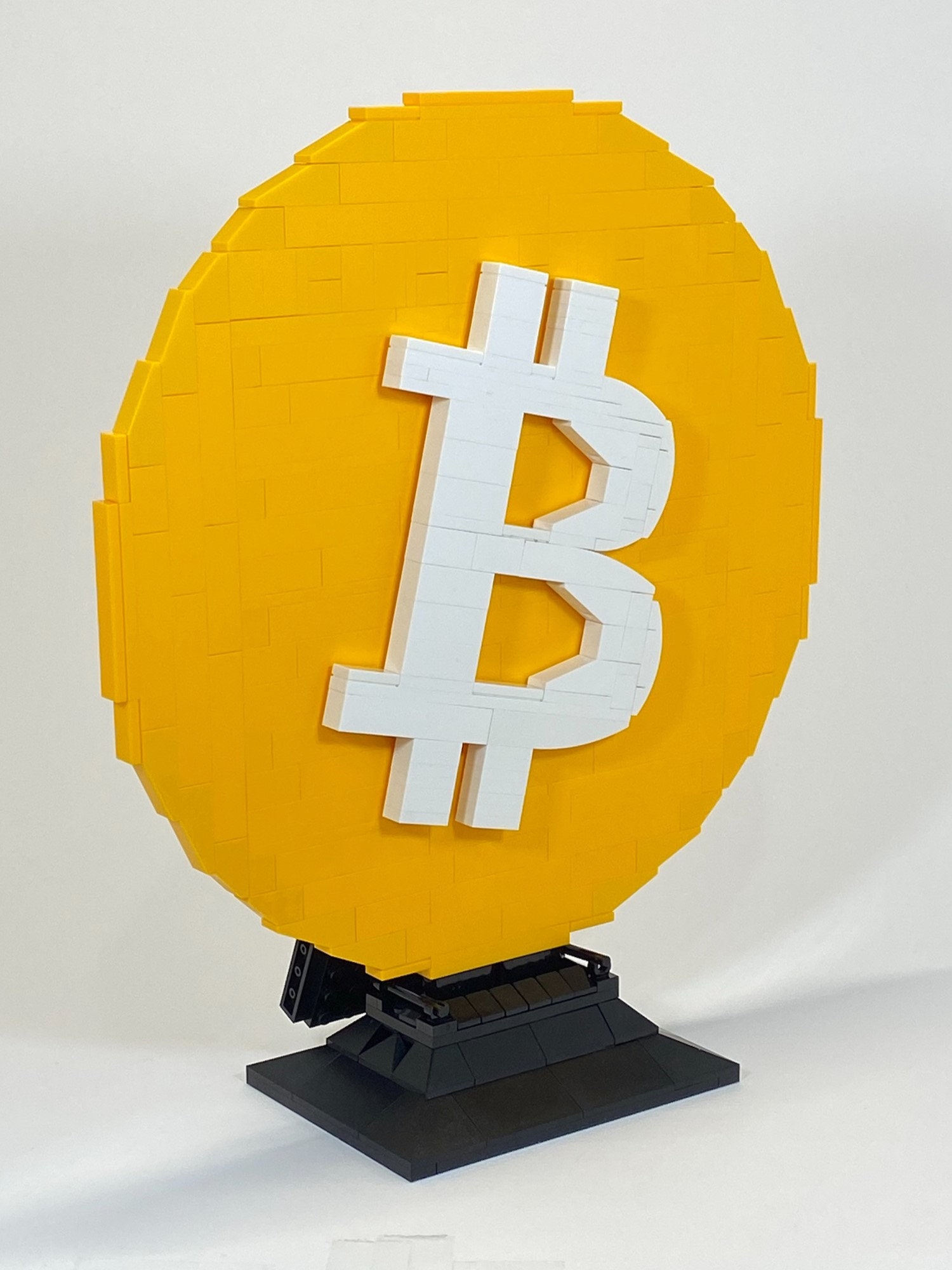 LEGO® Bricks Bitcoin Logo Sculpture (medium) - Etsy