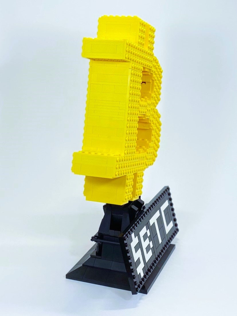 LEGO® Bricks Bitcoin Sculpture large - Etsy
